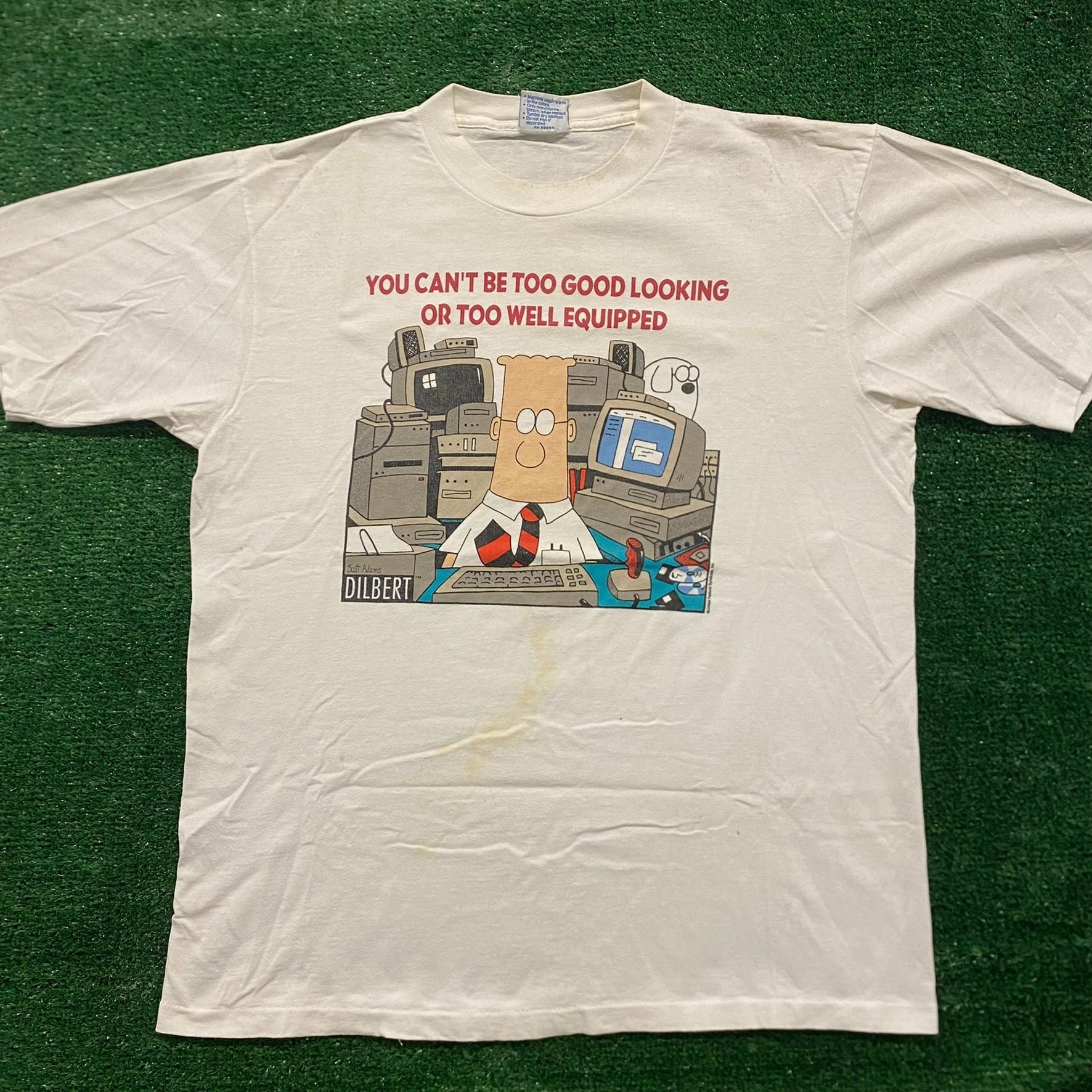 Dilbert Comic Vintage 90s Cartoon Humor T-Shirt – Agent Thrift
